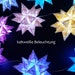 Origami Bastelset Bascetta 10 Sterne transparent Stern im Stern 5,0 cm ...