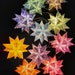 Origami Bastelset Bascetta 10 Sterne transparent Stern im Stern 5,0 cm ...