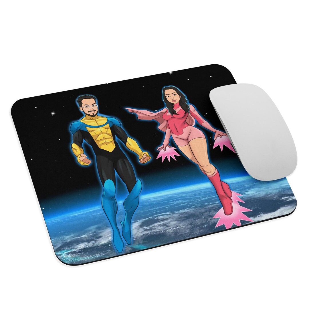 Invincible Custom Portrait, Mouse Pad - Etsy
