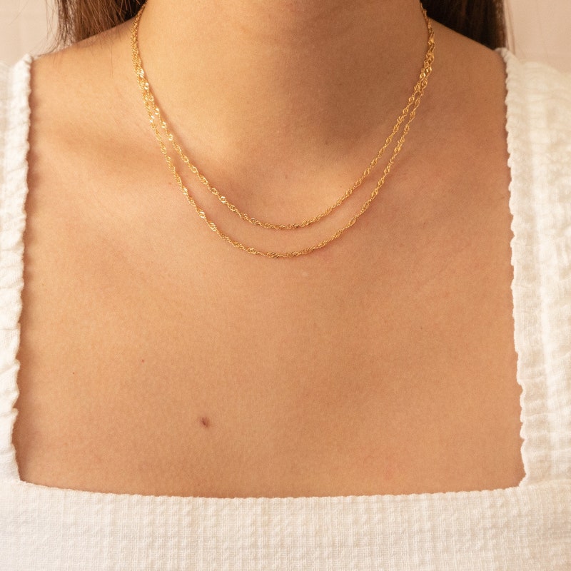 Double Strand Chain - Etsy