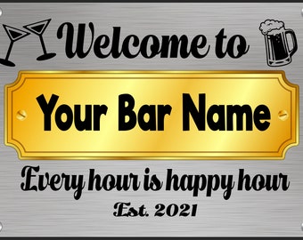ALCOHOL JOKE Funny, Retro Vintage Style Metal Sign Plaque Man Cave Shed ...