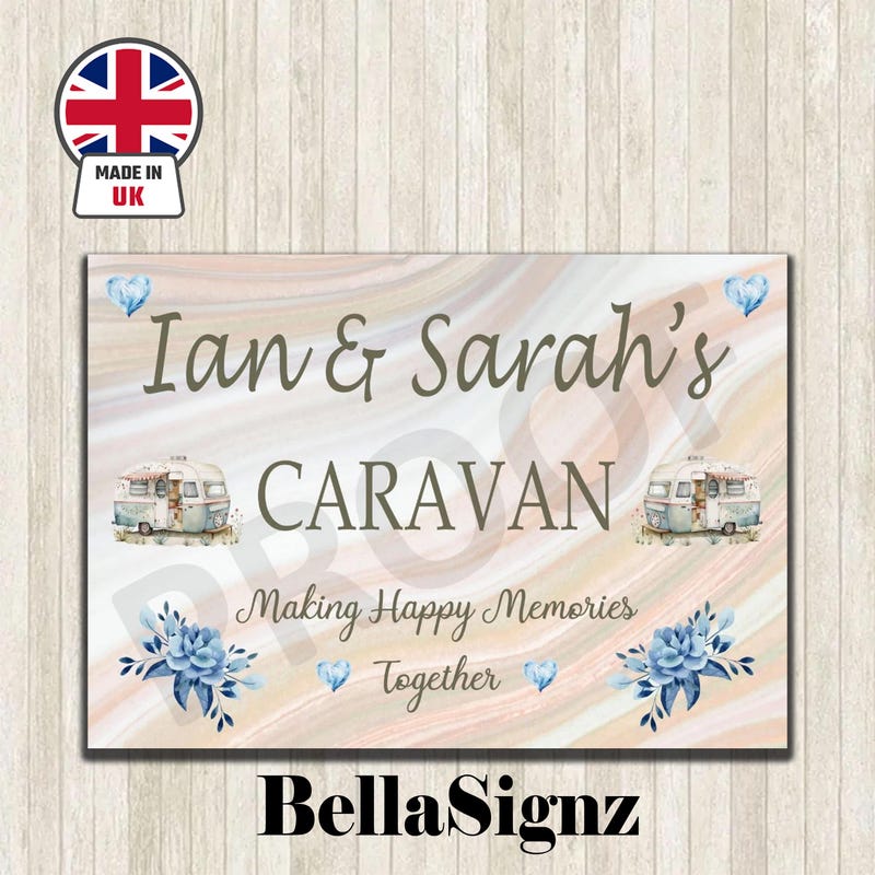 Caravan Signs - Etsy UK