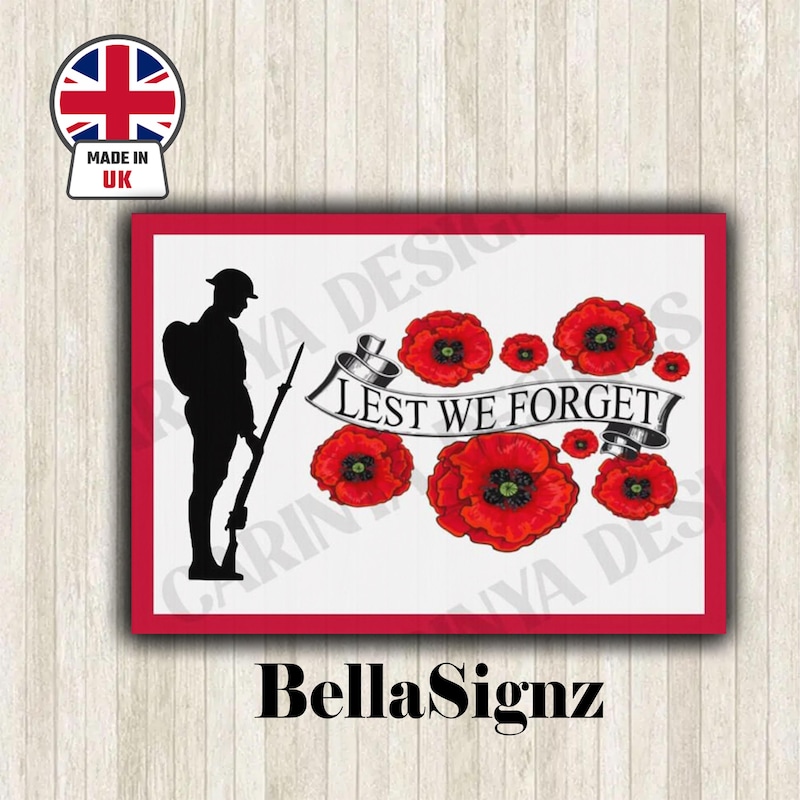 Remembrance Silhouette - Etsy UK
