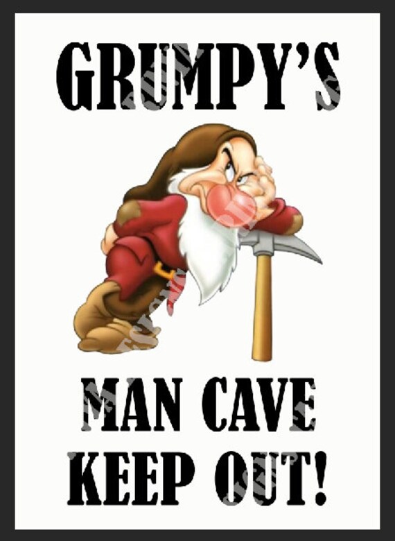 Grumpy's Man Cave Personalised Bar Sign Shed Garage Metal | Etsy