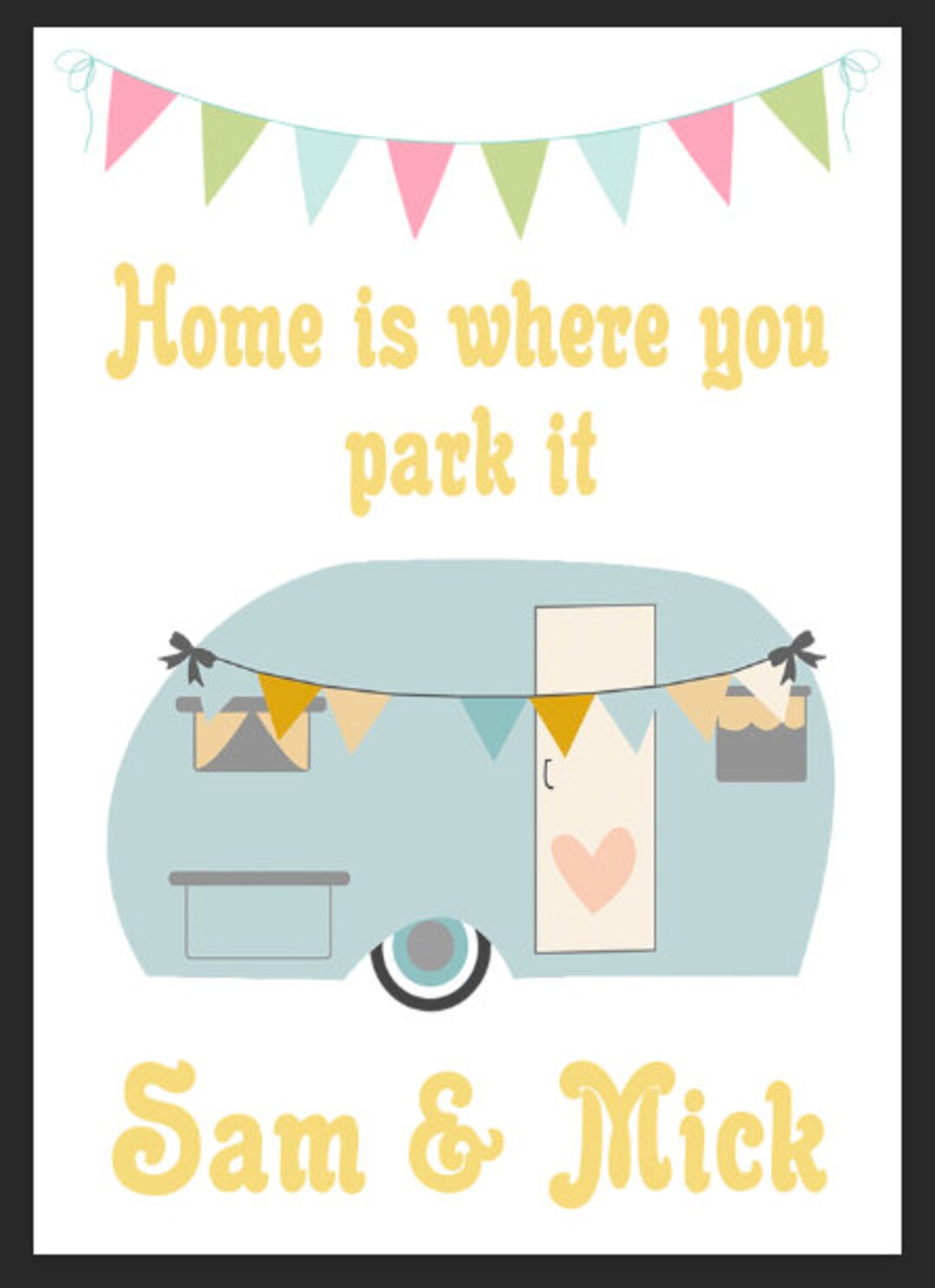 Personalised Caravan Metal Sign Wall Plaque Novelty Gift Decor ...