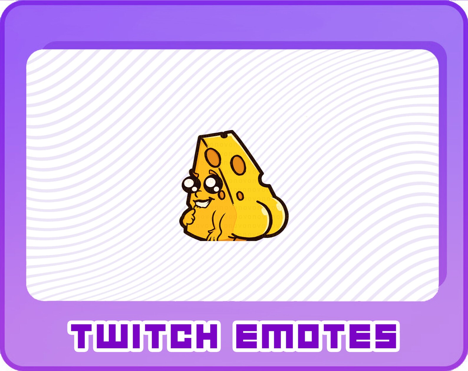 Twitch Emote Cheese Butt Booty Kawaii Twitch Emote Etsy India