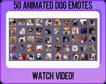 Dog Emotes 50 Pack Meme Doge Twitch Youtube Emotes - Etsy