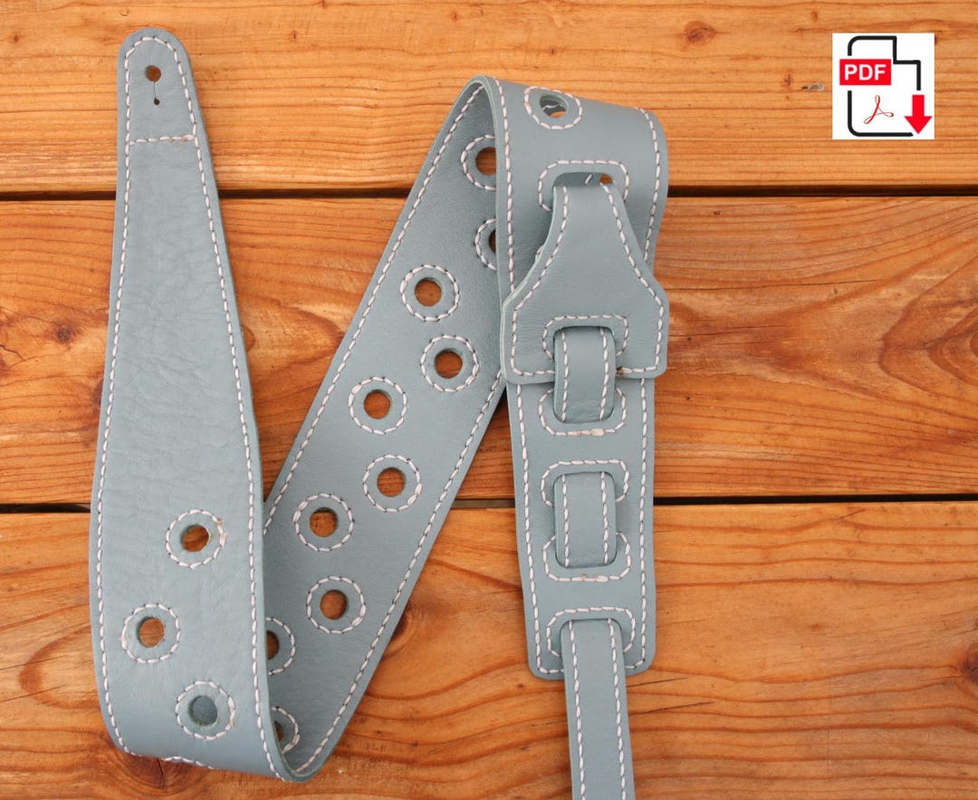 Two Digital Patterns Round - Ergonomic Guitar Strap Pattern ...