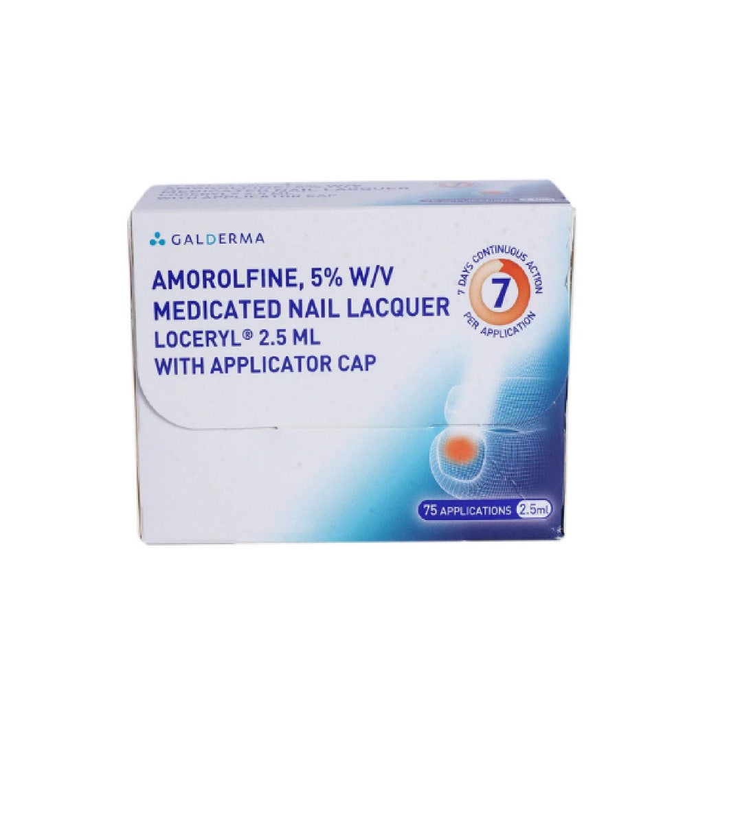 Nail Lacquer Loceryl 2.5ml. for Nail Fungus Anti Fungus Anti Bacterial ...