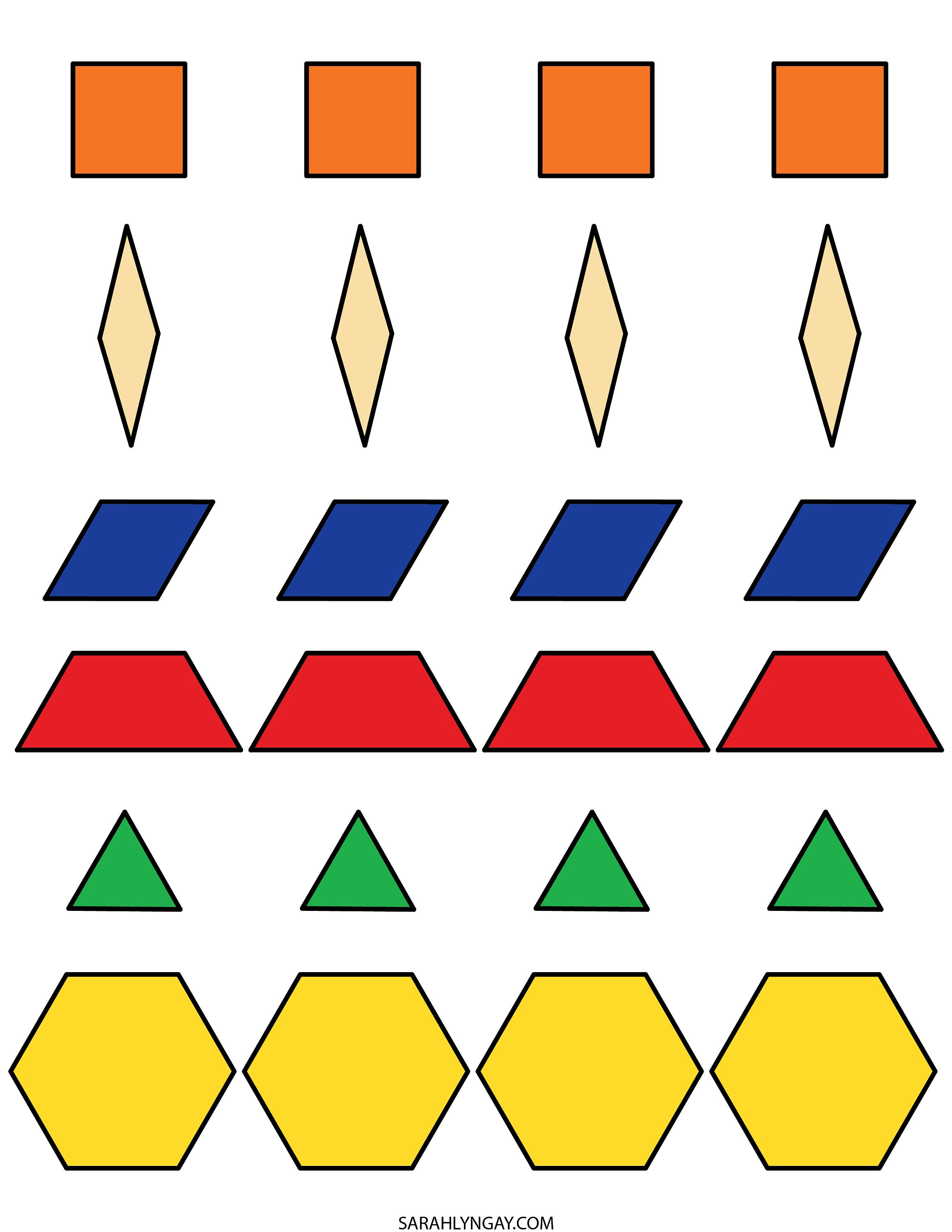 Bugs Pattern Blocks Set, Pattern Blocks, Bug Theme, Digital Download ...