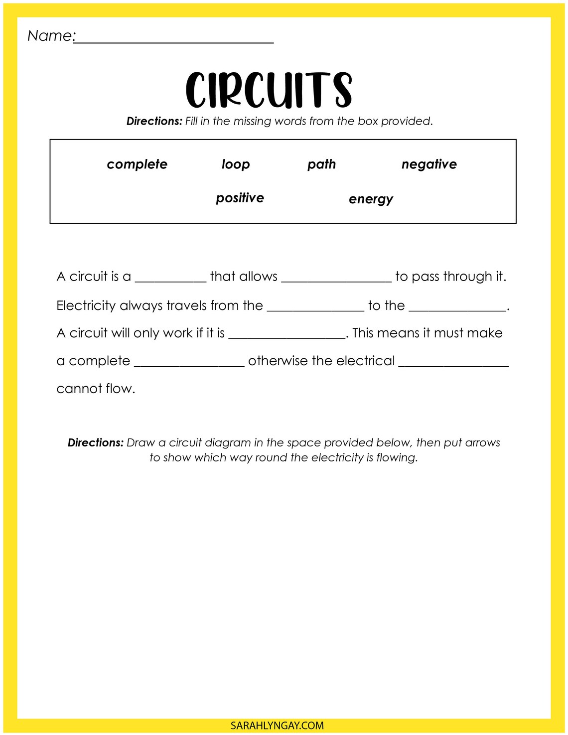Simple Circuits, Simple Circuit, Series Circuit, Parallel Circuit ...