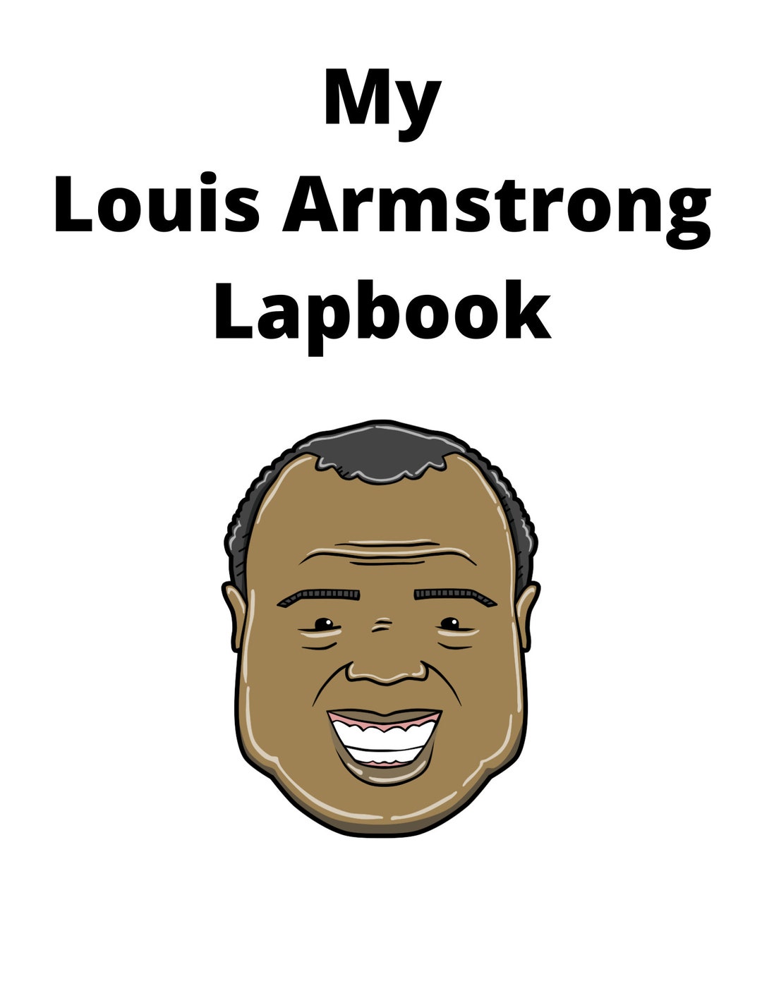 Louis Armstrong Lapbook, Instant Download, Digital Download, People of ...