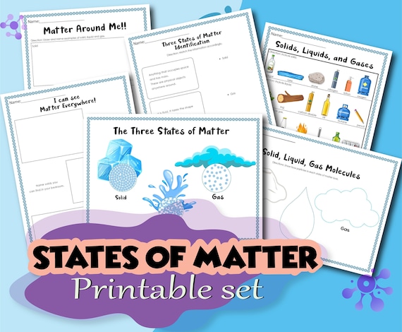 3 States Of Matter Kids