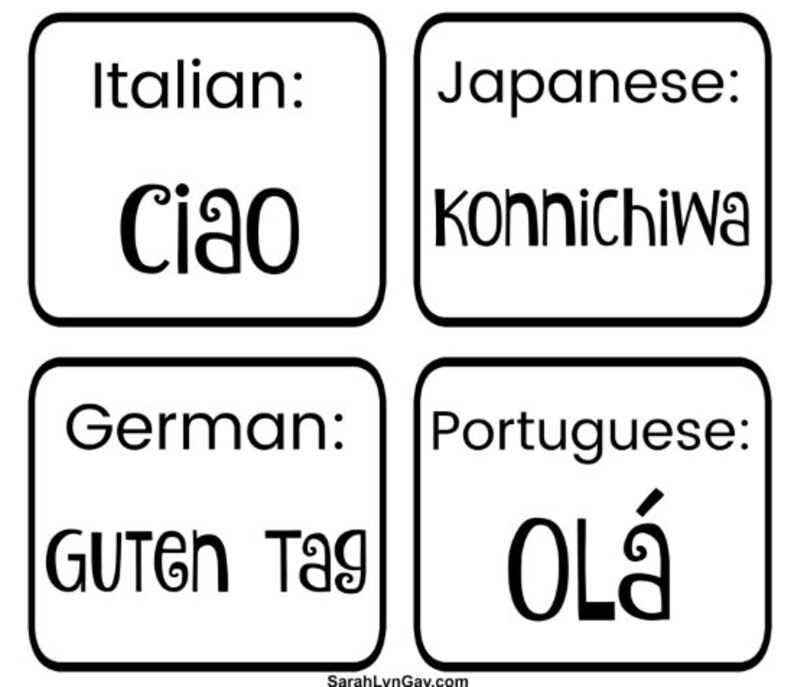 Hello in 20 Different Languages, Hello, Foreign Languages, Instant ...