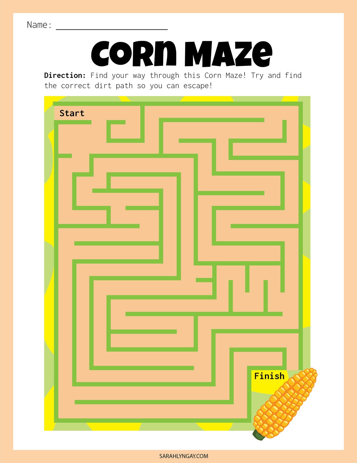 Corn Life Cycle, Instant Download STEM Workbook, Digital Download, Kids ...