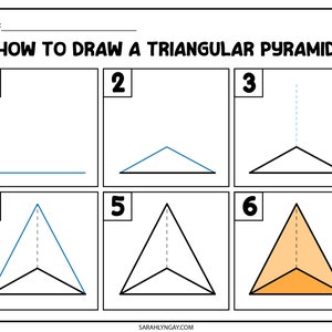 3D Shapes Directed Drawing Set, 3D Shapes, Directed Drawing, Digital ...