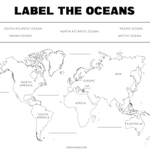 Ocean Printable Set, Digital Download, Printable Download, STEM, Stem ...