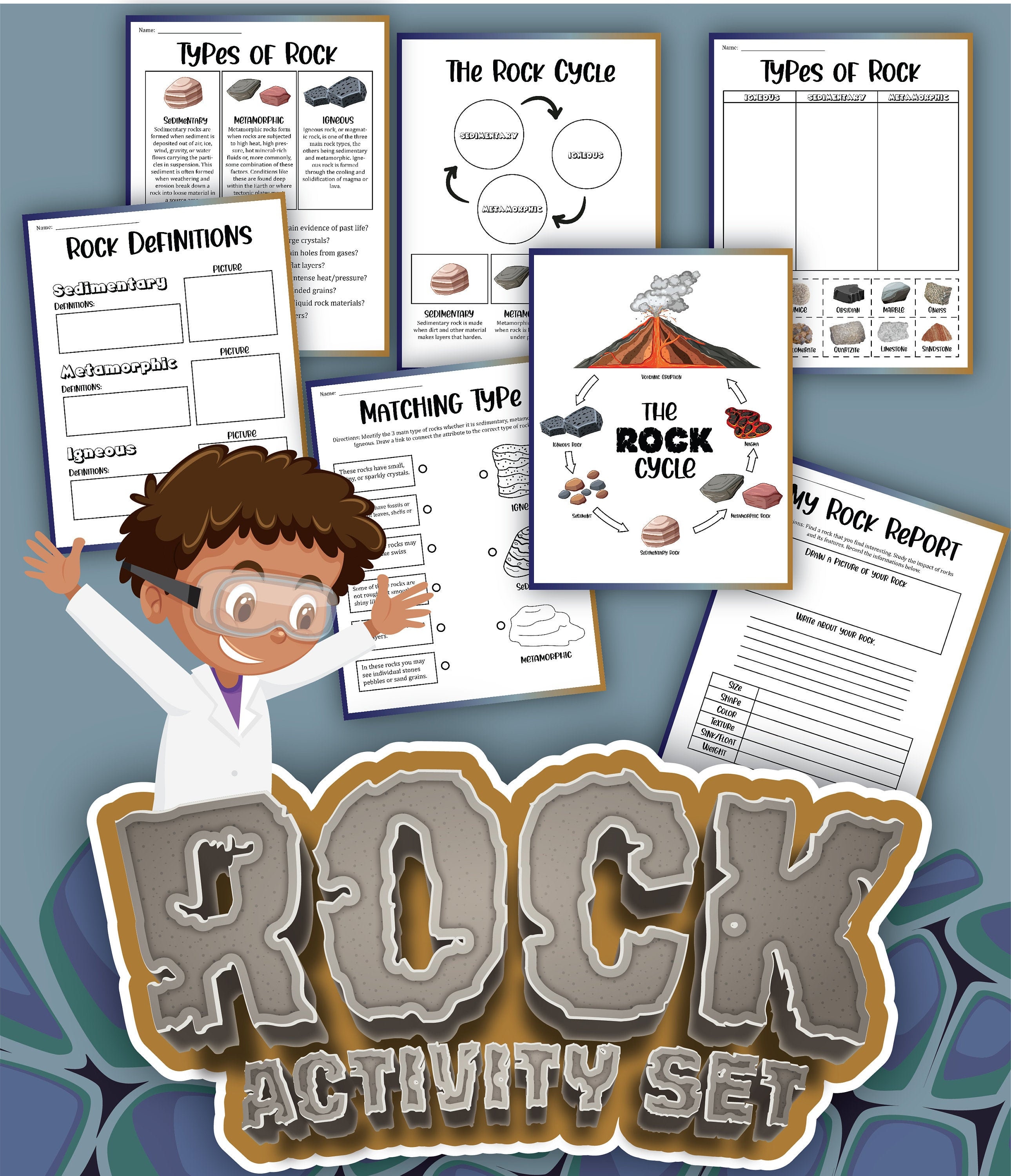 Printable Rock Cycle Worksheets Rock Cycle POGIL Assessment