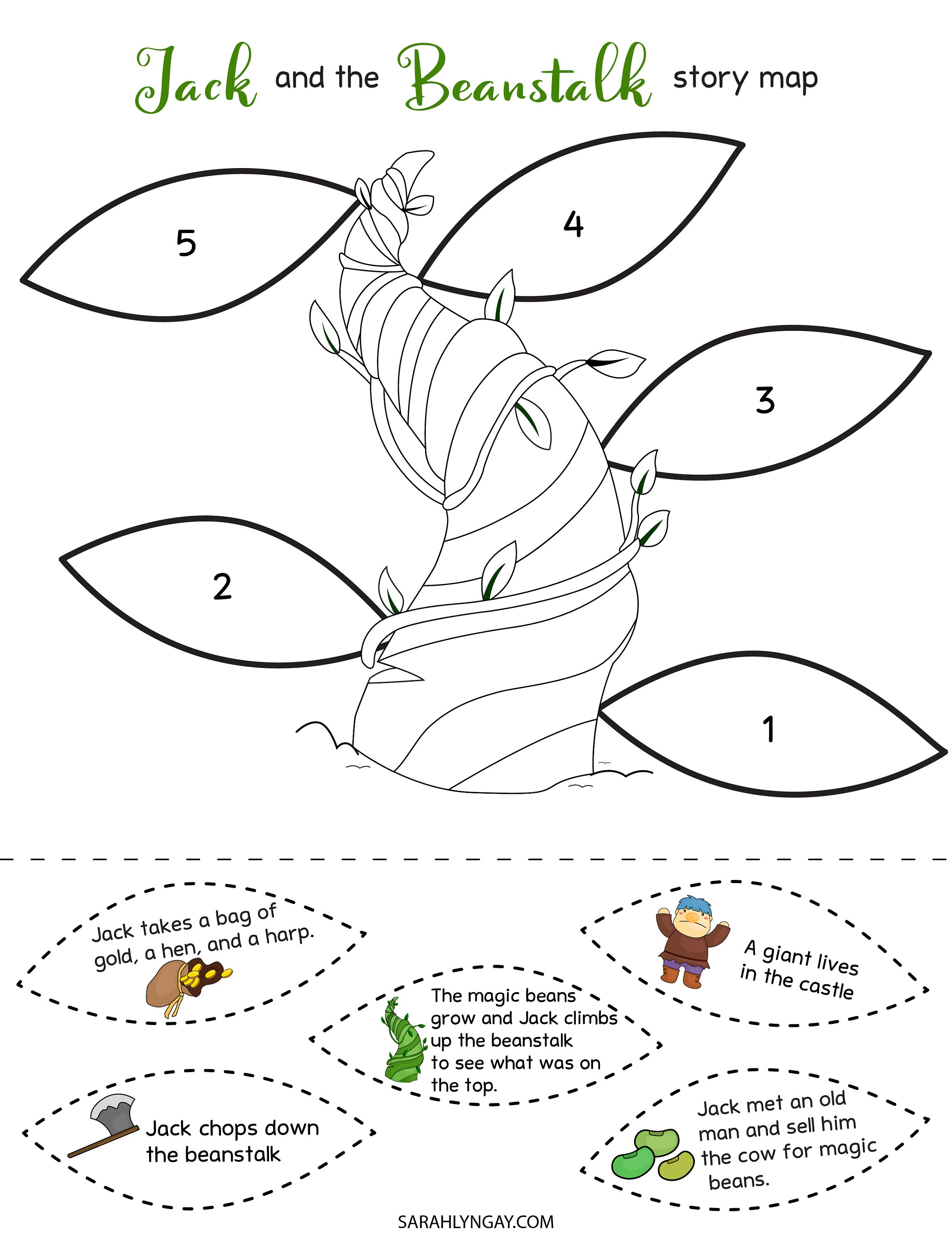 Jack and the Beanstalk Set, STEM, Instant Download, STEM Workbook ...