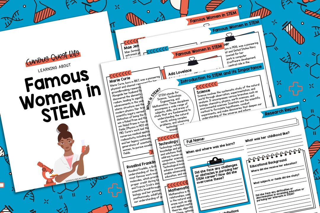 Famous Women in STEM, Famous Women, Digital Download, Printable ...