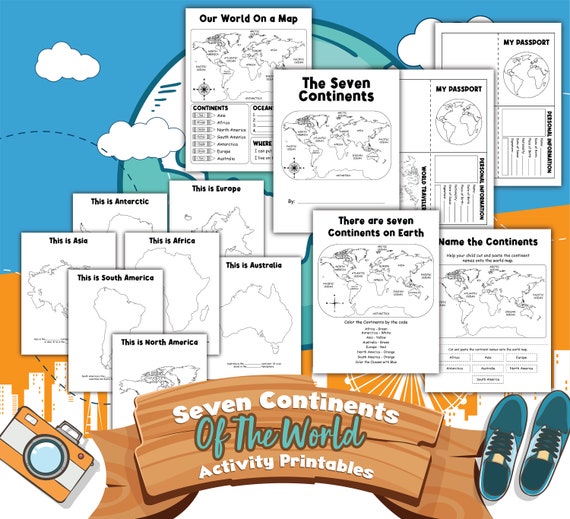 Fichas De Trabajo Sobre Los Continentes Del Mundo Ficha De Trabajo 1