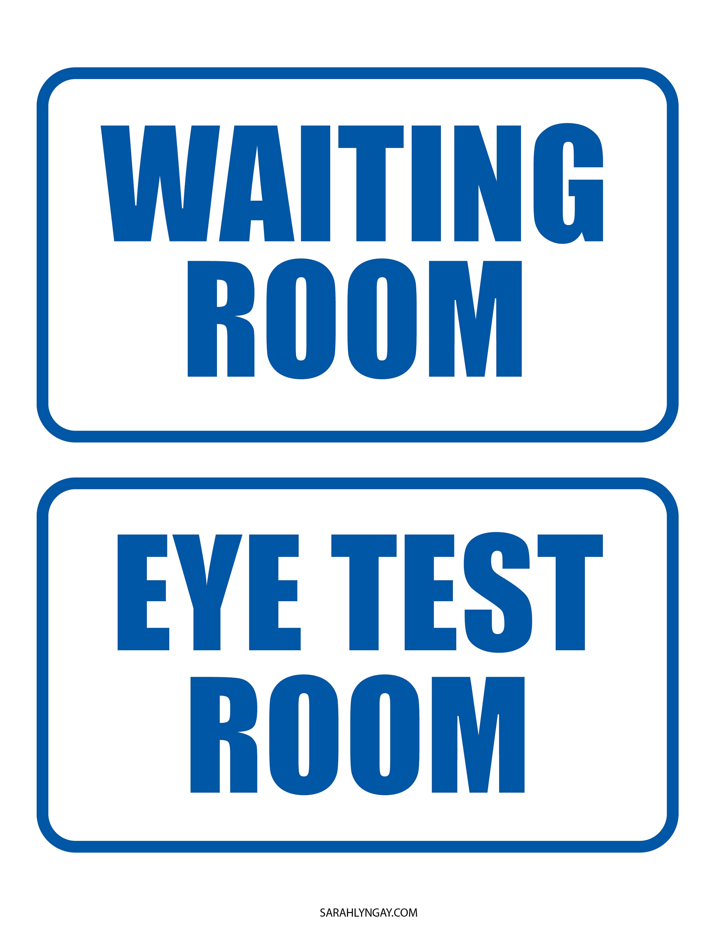 Eye Doctor Printable Set Pretend Play Digital Download - Etsy