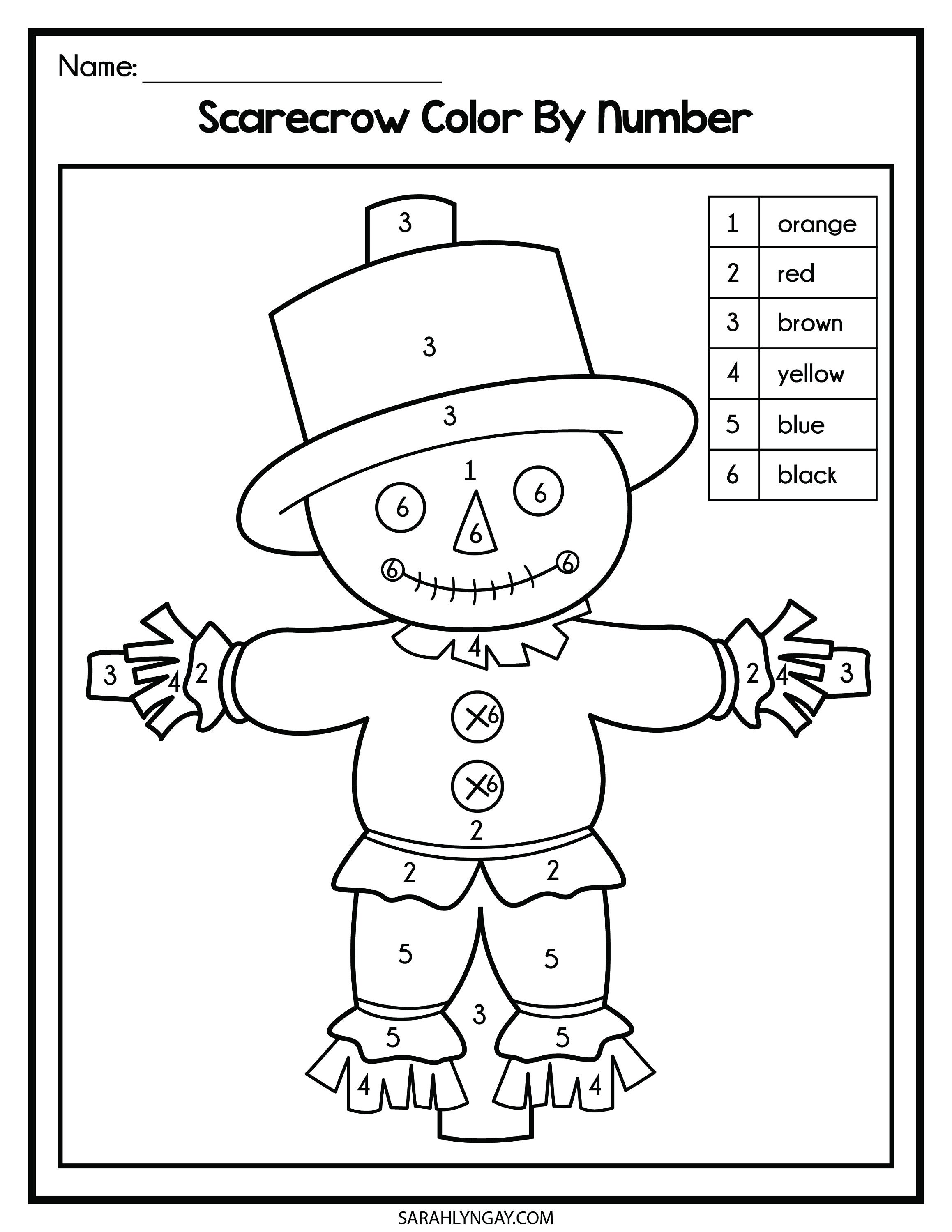Scarecrow Activity Set, Digital Download, Printable Download, Instant ...