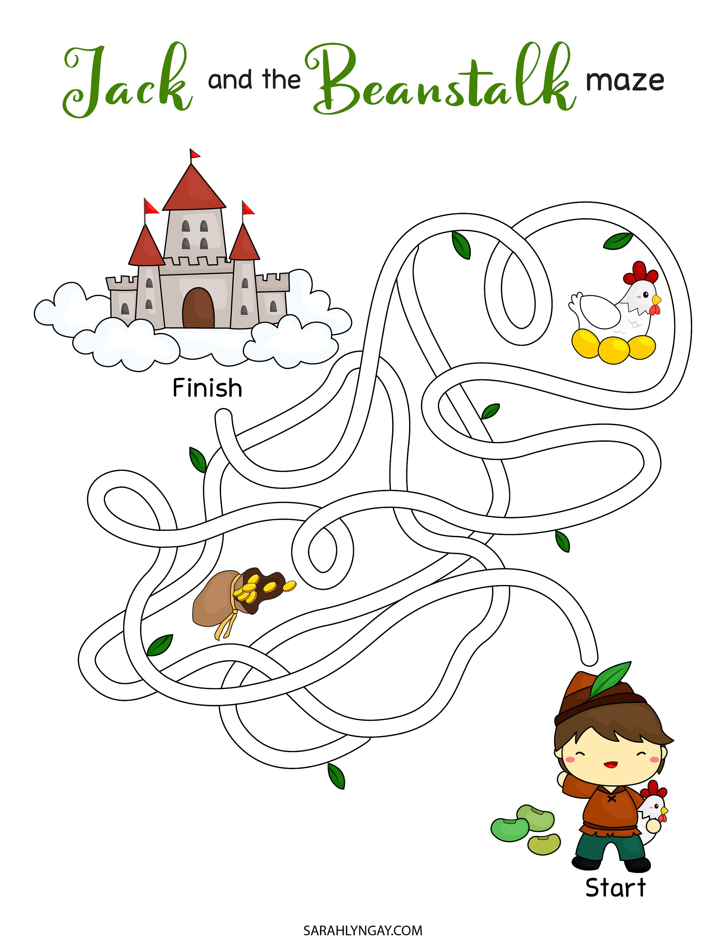 Jack and the Beanstalk Set, STEM, Instant Download, STEM Workbook ...