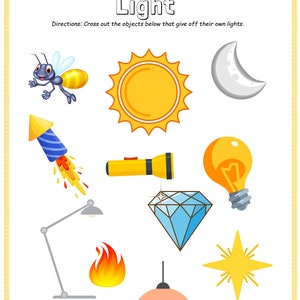 Light Energy Activity Pack, Instant Download STEM Workbook, Digital ...