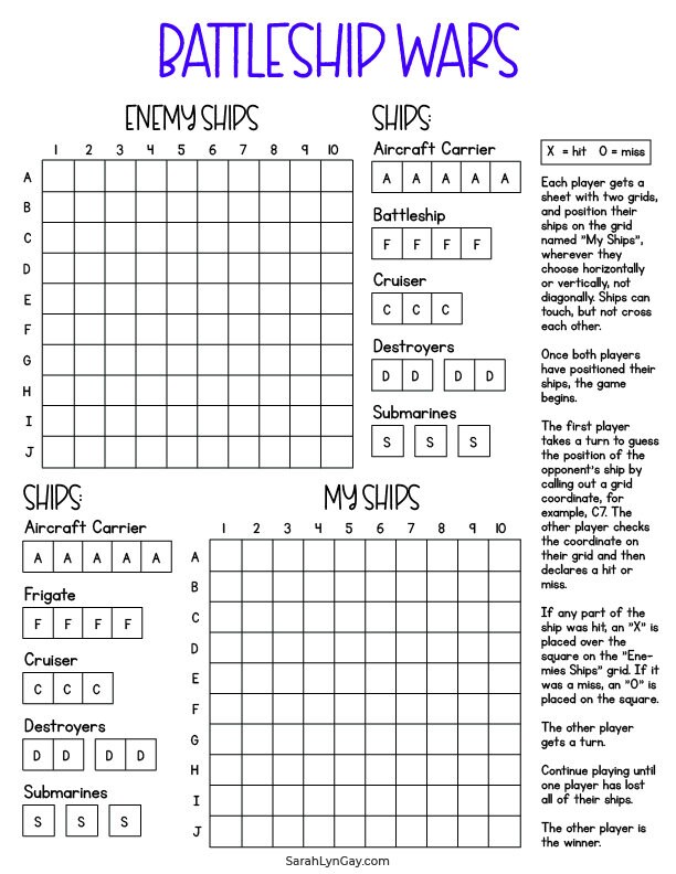 Pen and Paper Games, Games, Instant Download, STEM Workbook, Digital ...