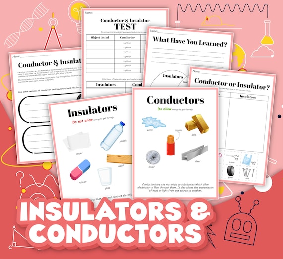 Insulators & Conductors for Kids Instant Download STEM | Etsy