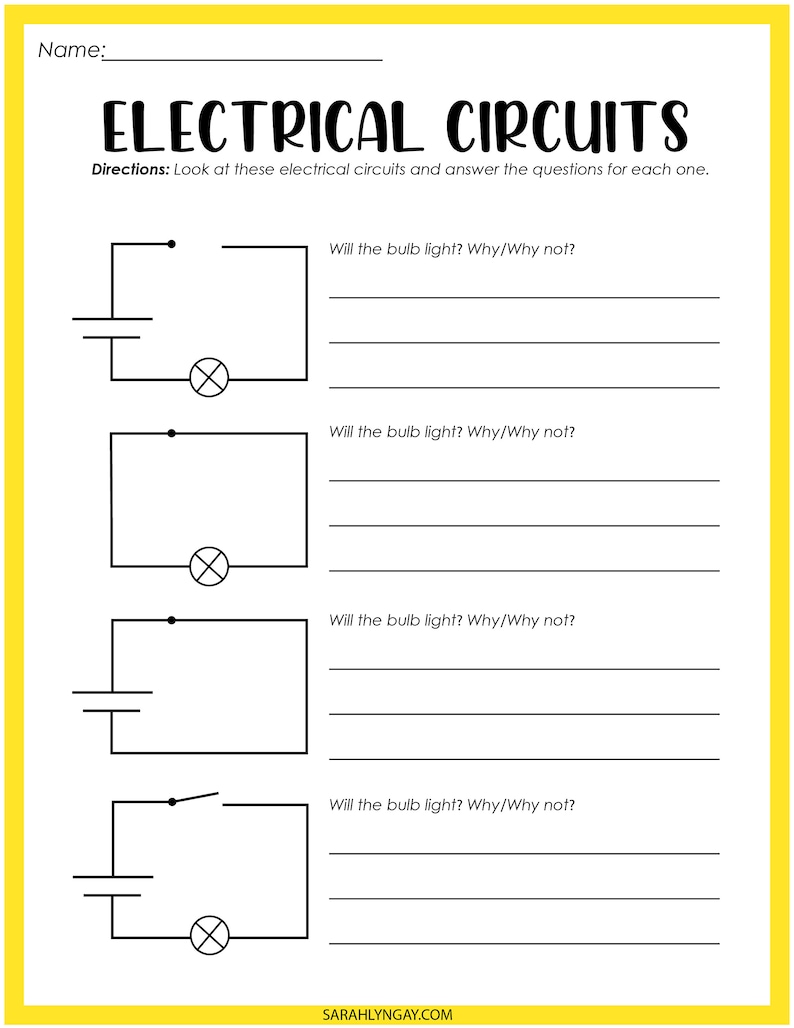 Simple Circuits, Simple Circuit, Series Circuit, Parallel Circuit ...