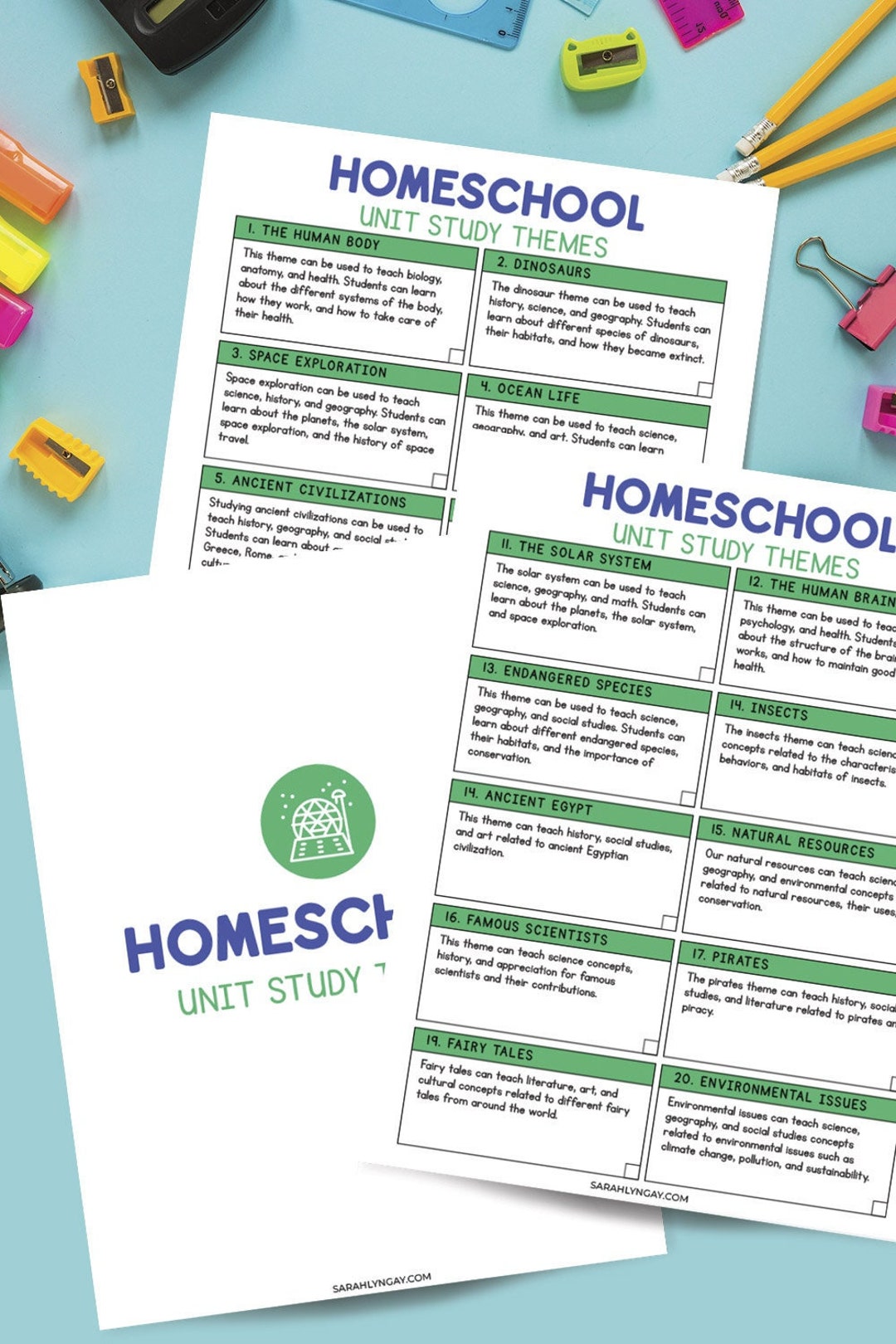 Homeschool Unit Study Themes, Homeschool, Unit Study, Study Themes ...