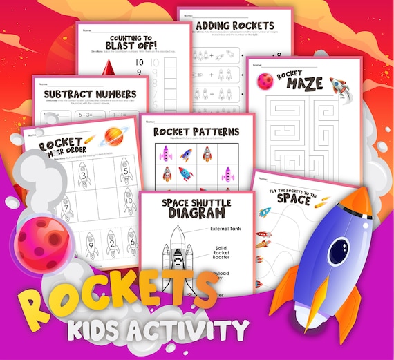 Rockets Rocket Math digital download instant download | Etsy