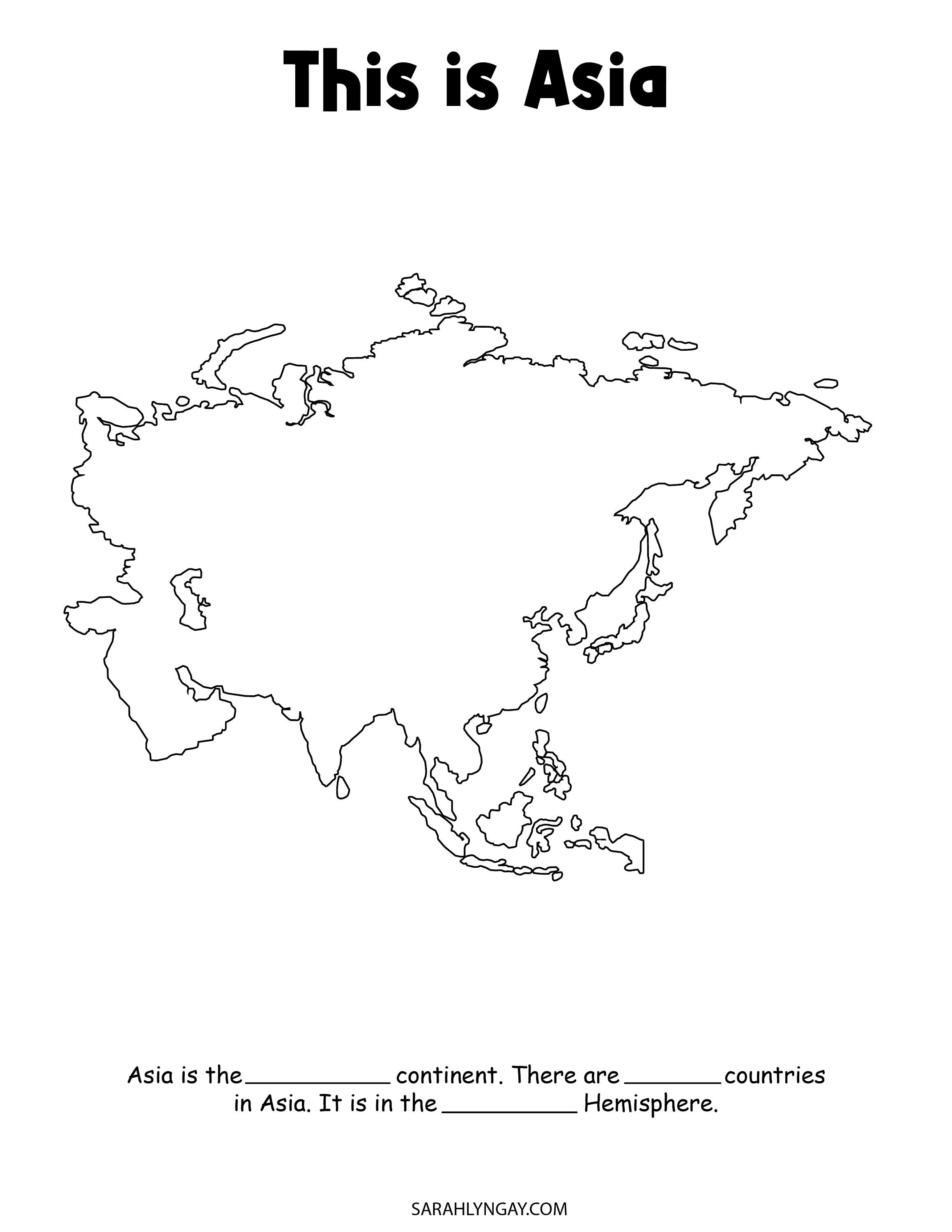 7 Continents of the World Activity Study Digital Download - Etsy