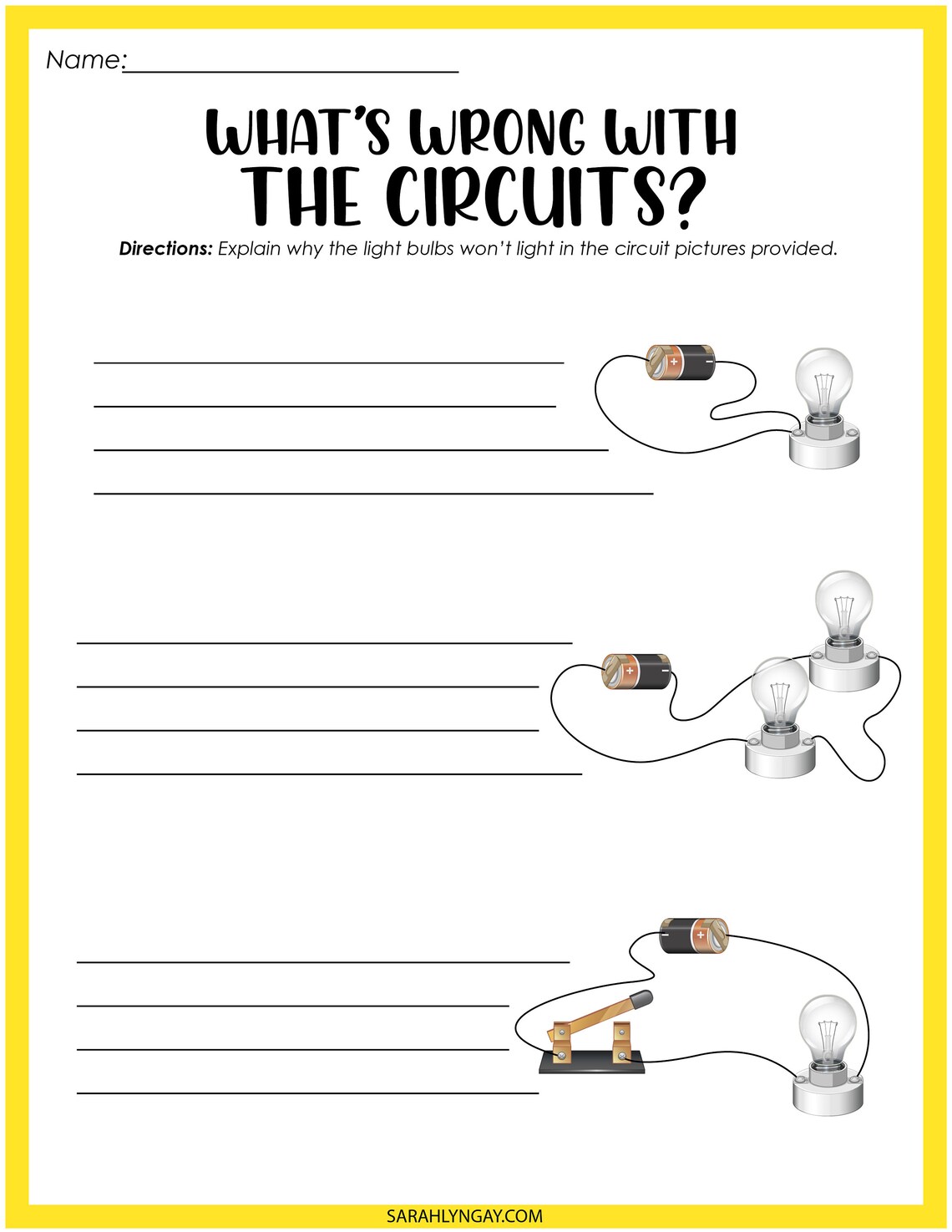 Simple Circuits, Simple Circuit, Series Circuit, Parallel Circuit ...