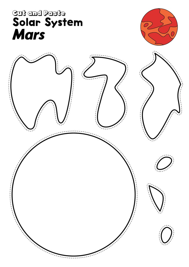 Solar System Crafts, Solar System, Digital Download, Instant Download ...