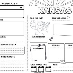 50 State Printable Activity Set, 50 States, Digital Download, Instant ...
