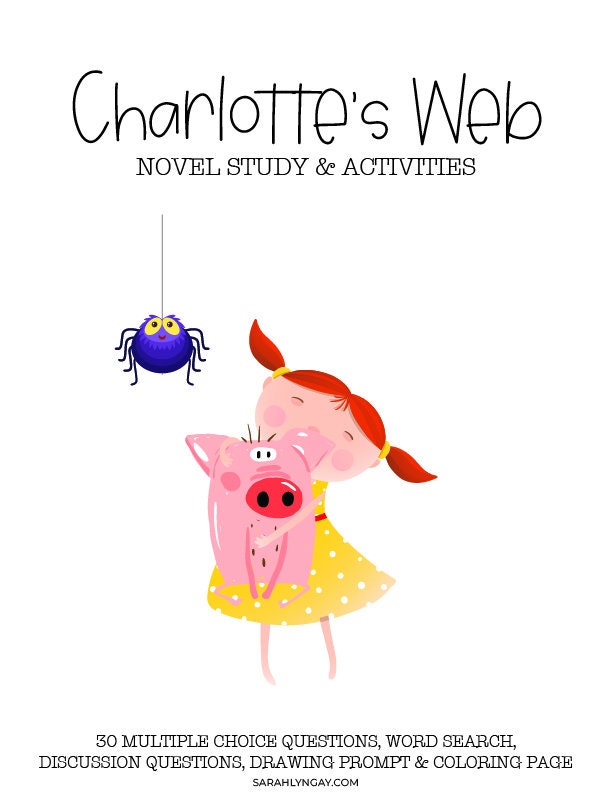Charlotte's Web Novel Study Activities, Charlotte's Web, Digital ...