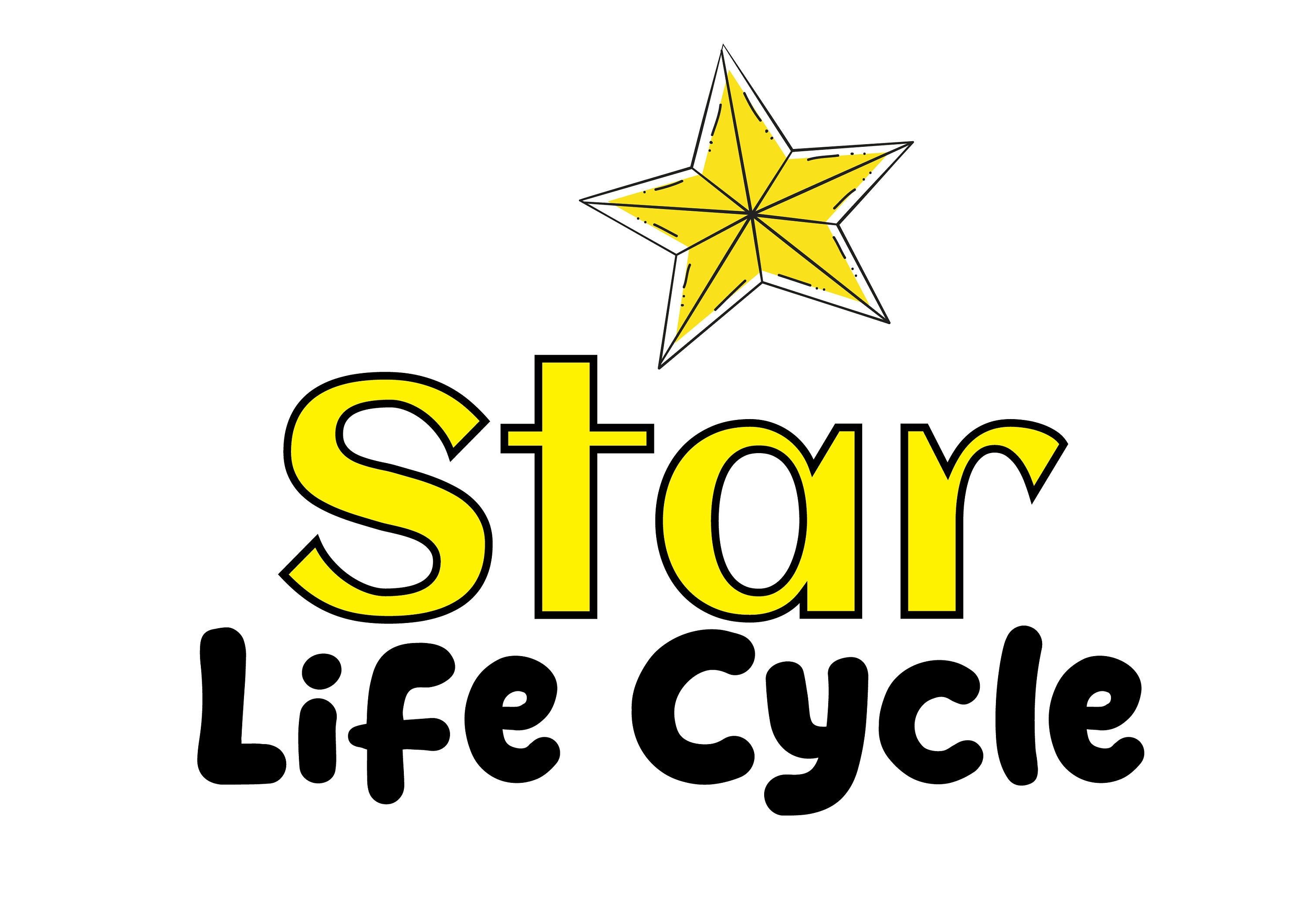 Star Life Cycle Foldouts, Star, Digital Download, Instant Download ...