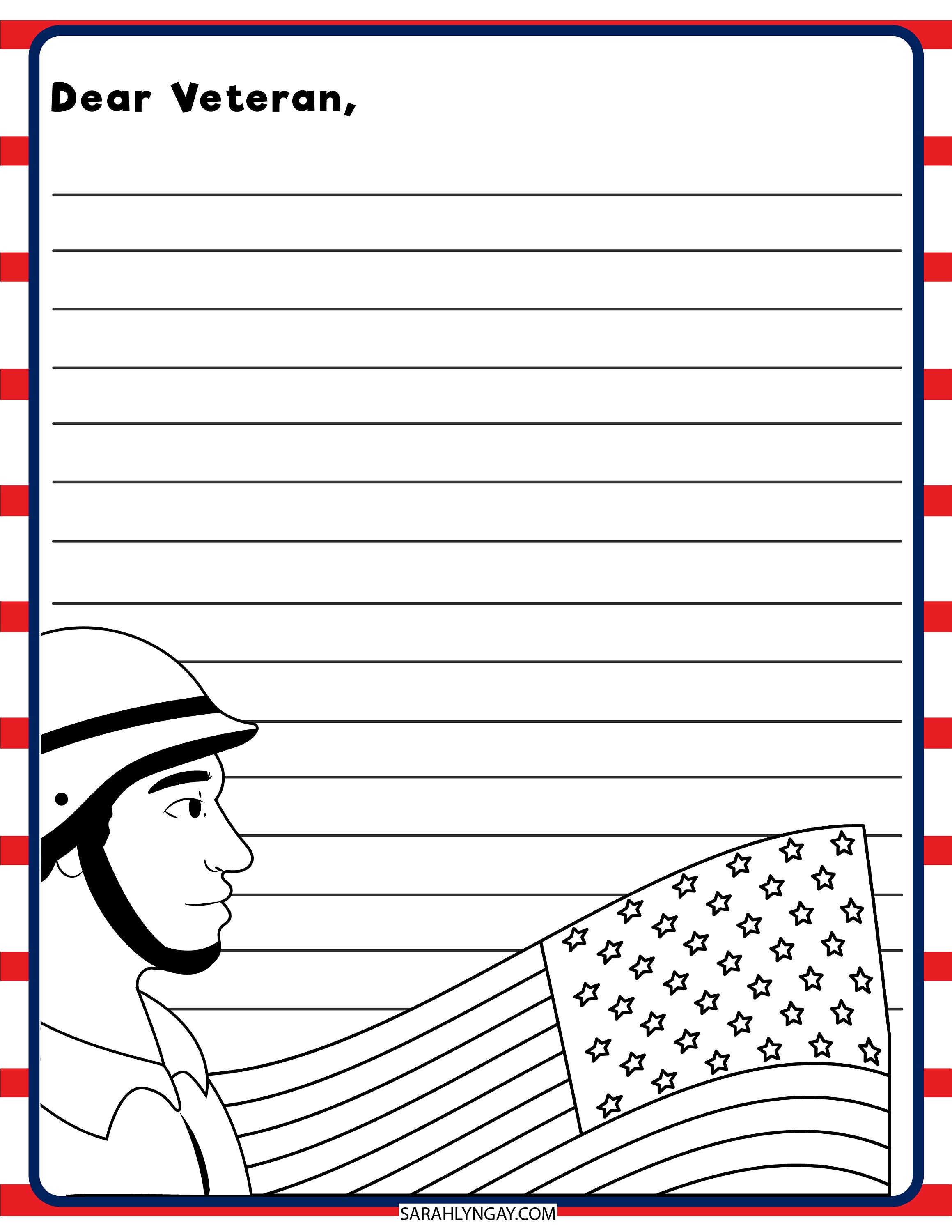 Veteran's Day Printable Activity Digital Download - Etsy