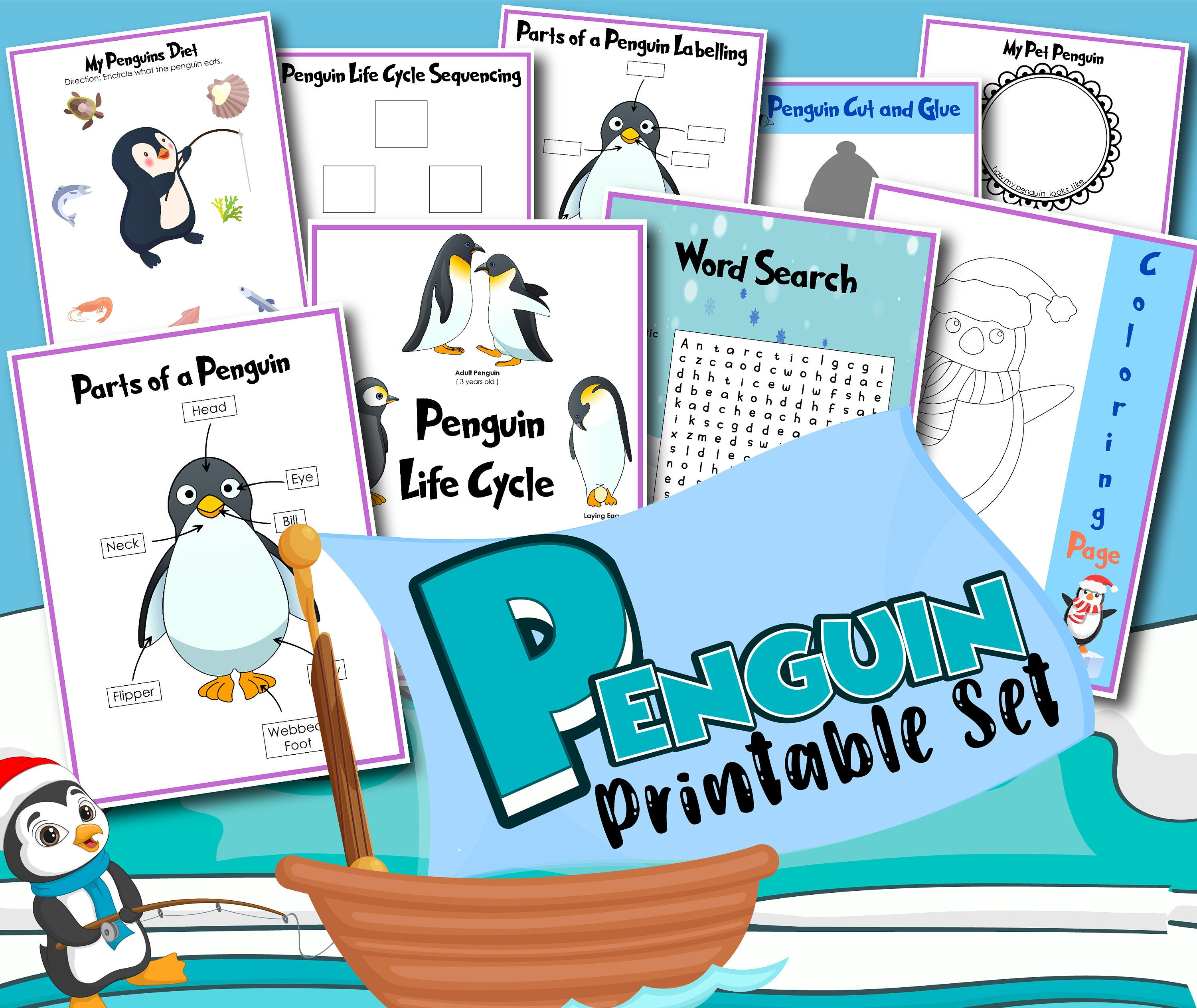 Libros De Pingüinos Para Imprimir