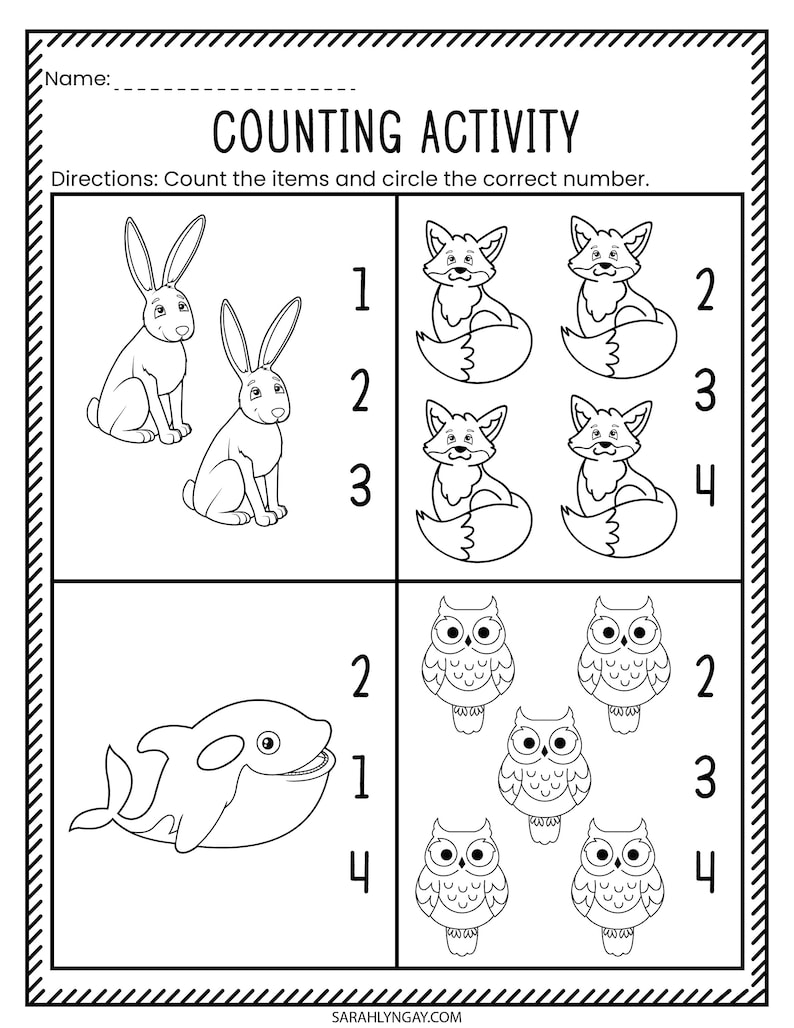 Polar Animals Printable Set, Polar Animals, Digital Download, Printable ...