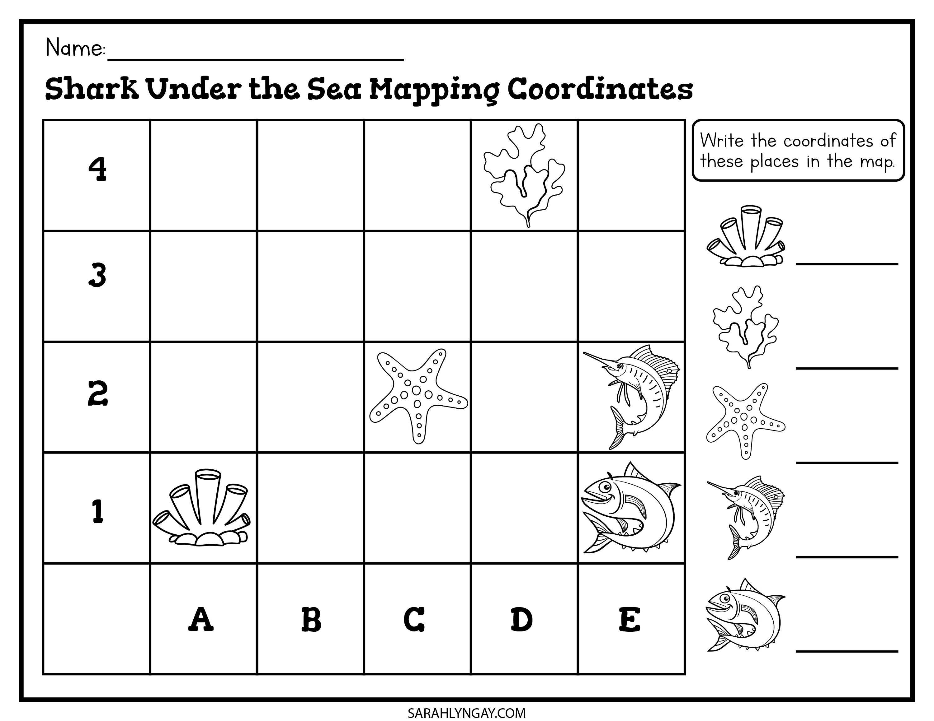 Shark Activity Set, Sharks, Digital Download, Printable Download ...