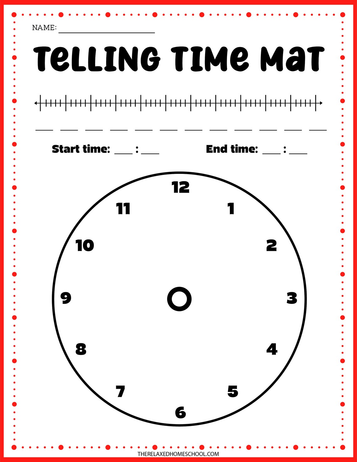 Telling Time, Parts of A Clock, Telling Time Activity Set, Instant ...