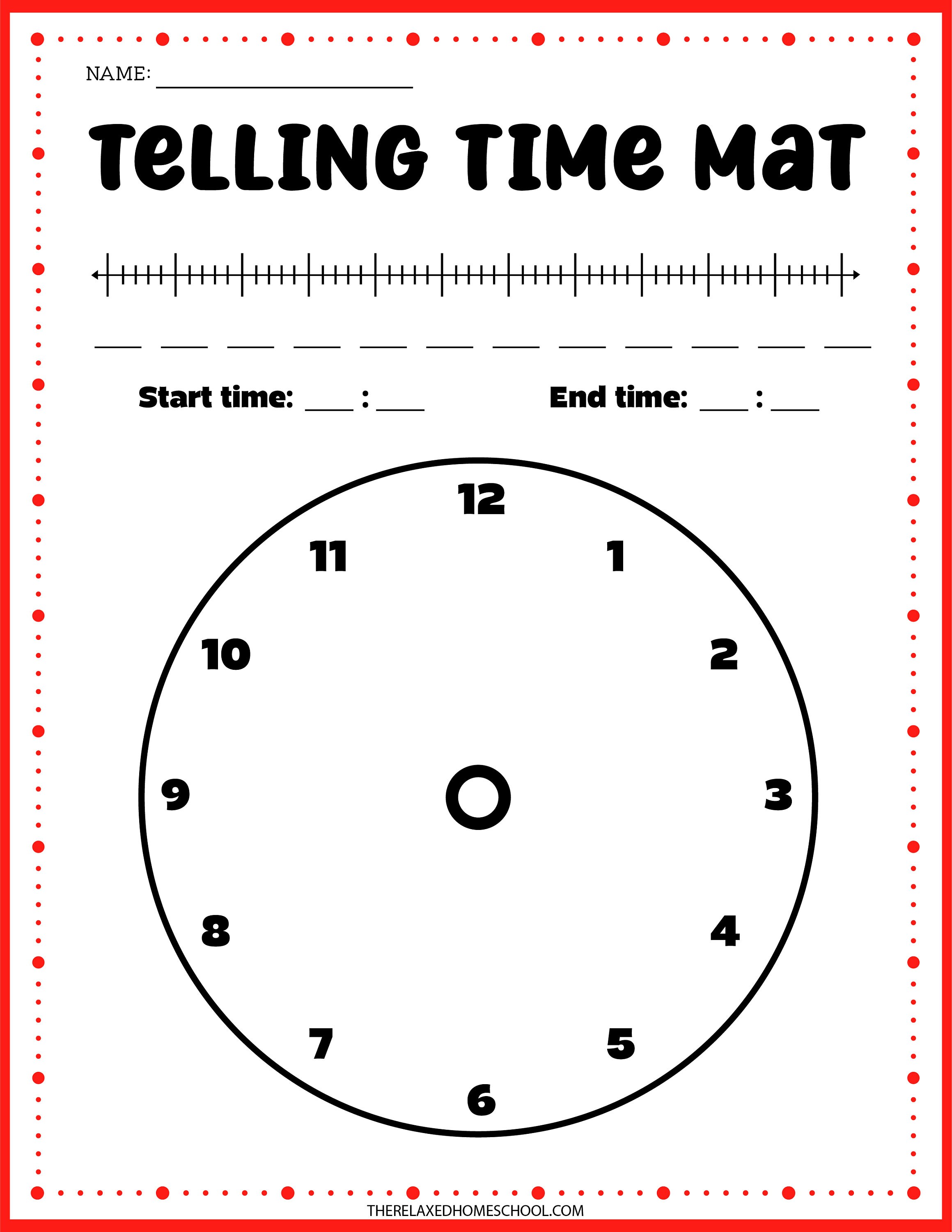 Telling Time, Parts of A Clock, Telling Time Activity Set, Instant ...