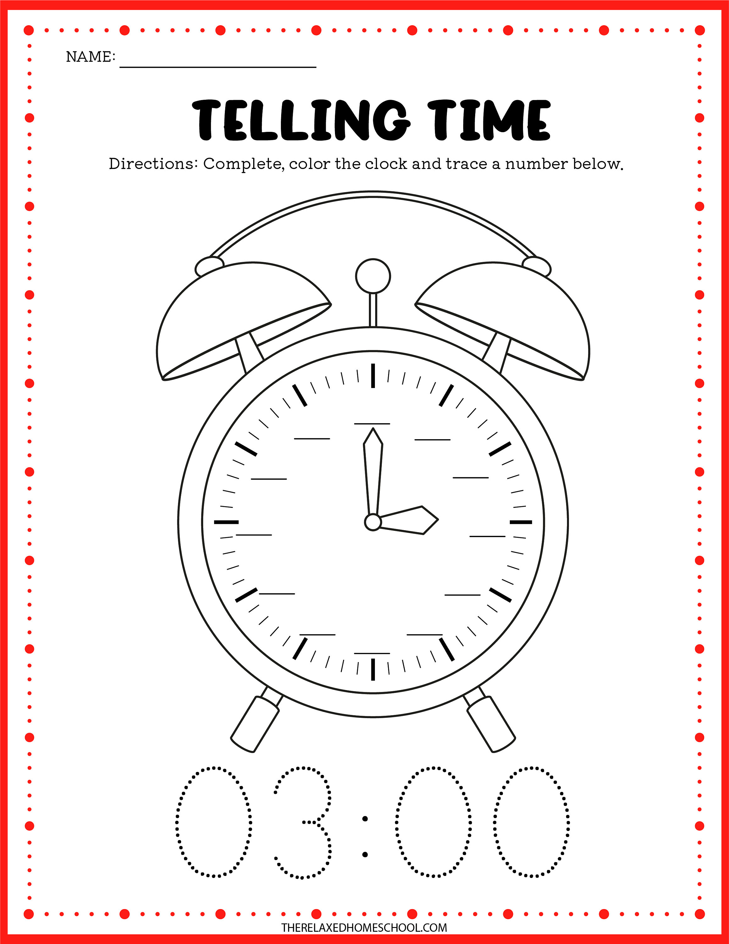 Telling Time, Parts of A Clock, Telling Time Activity Set, Instant ...