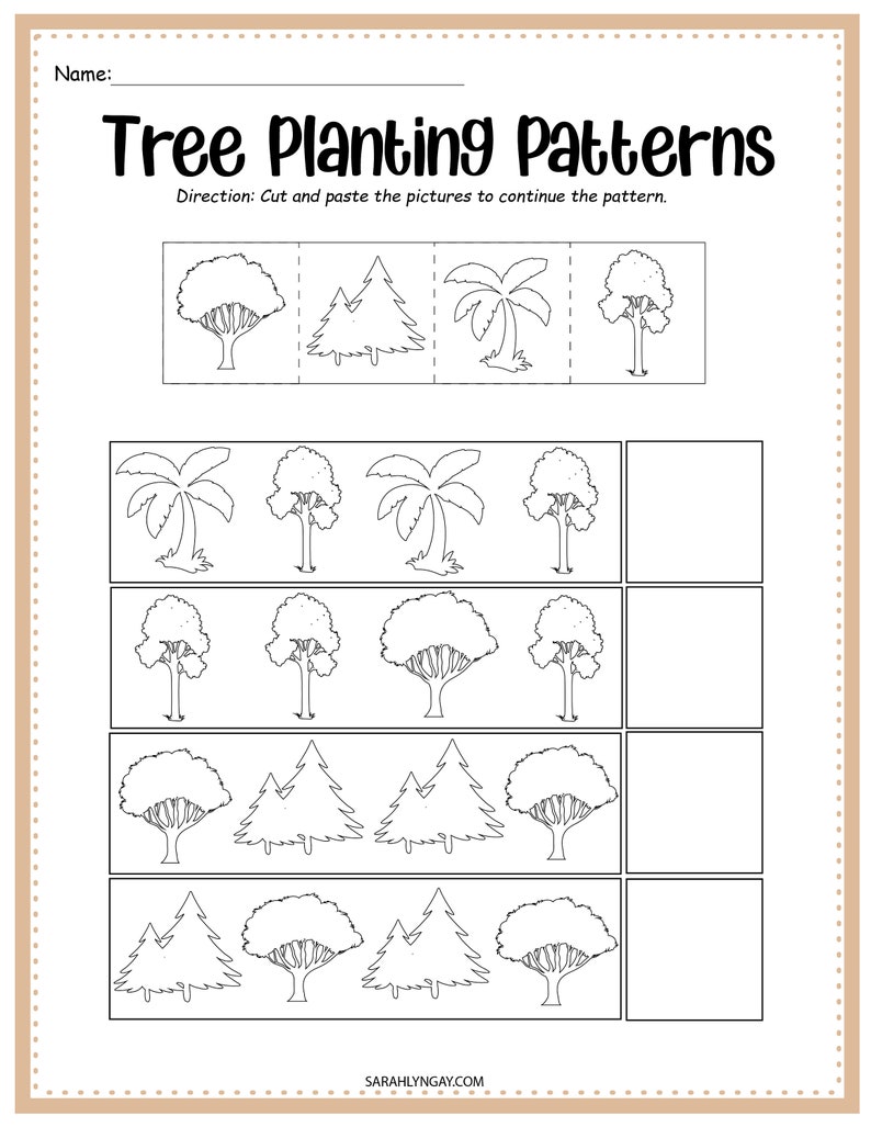 Tree Life Cycle, Trees, Instant Download, Digital Download, Kid’s ...