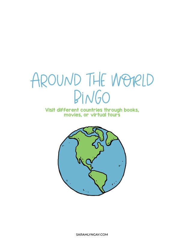 Around the World Bingo, Digital Download, Printable Download, Instant ...