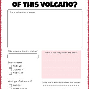 Volcano, Types of Volcanoes, Volcano Eruptions, Instant Download ...